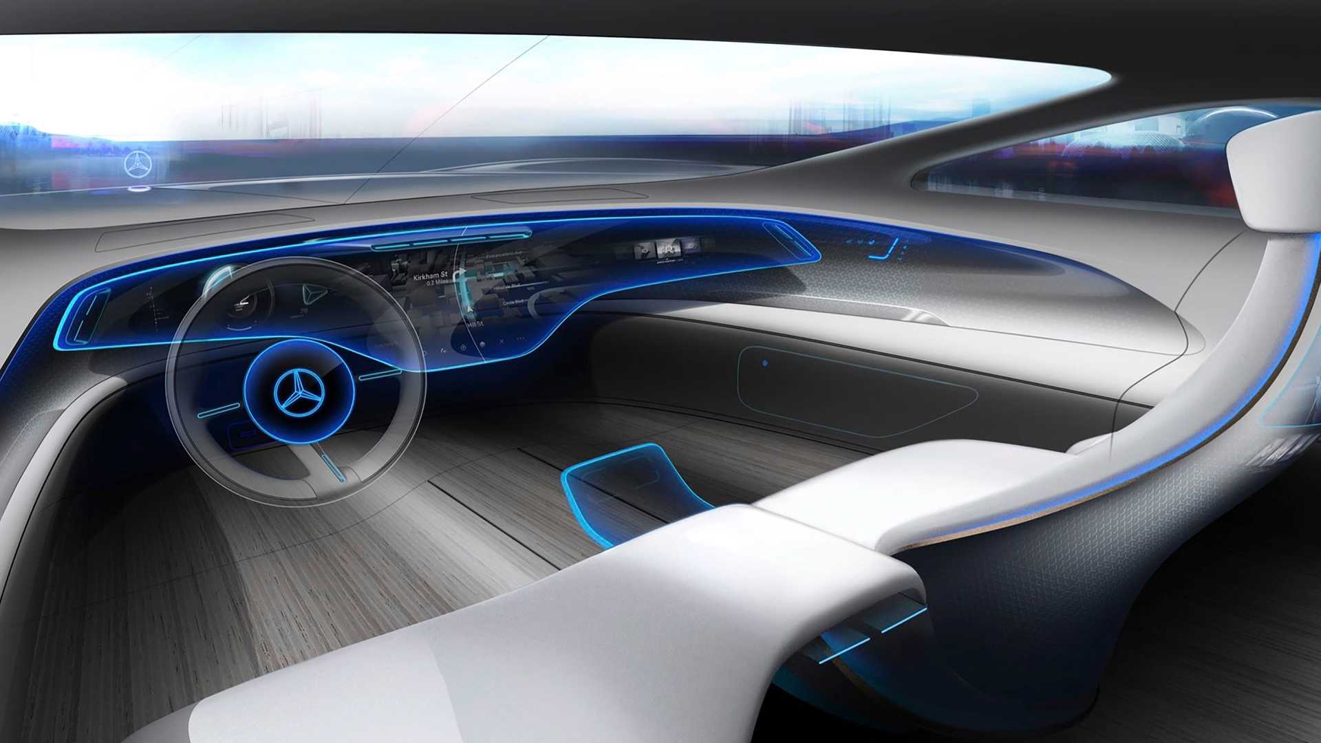 The Luxurious Interior of the Mercedes-Benz All-Electric EQS Revealed ...